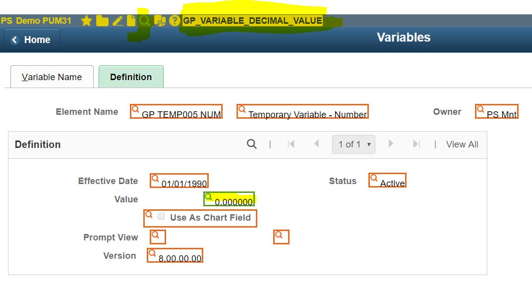Identifying a Record/Field name from a Page control – SupportingElement